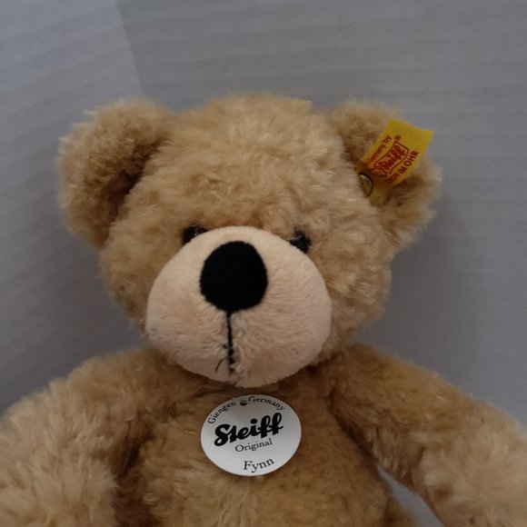 steiff | Toys | Steiff Fynn Teddy Bear Ginger Beige Germany Ear Tag ...
